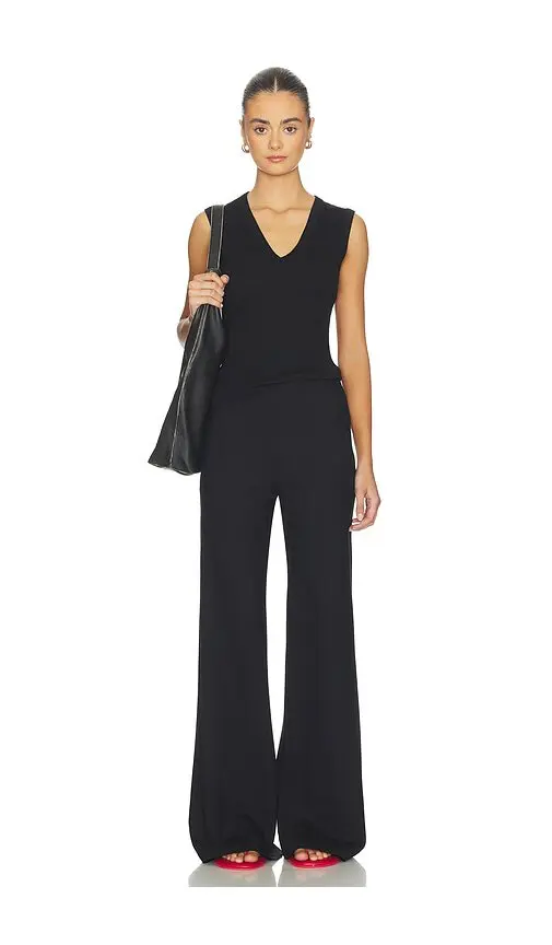 Enza Costa Sleeveless V-neck Top