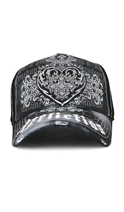AFFLICTION Ink Trucker Cap - Black