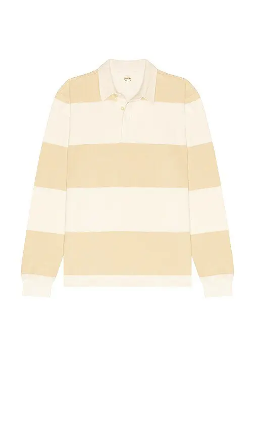 Marine Layer Sueded Rugby Polo In . Also
