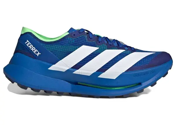 Adidas Terrex Agravic Speed Ultra 2 Trail White - Blue/cloud White/lime Burst