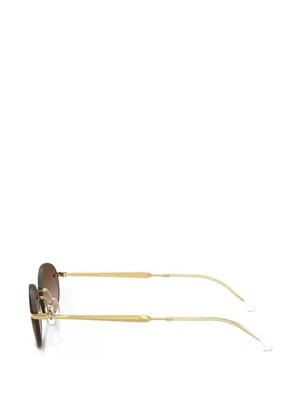 Ray-ban Oval Frame Sunglasses - Neutrals