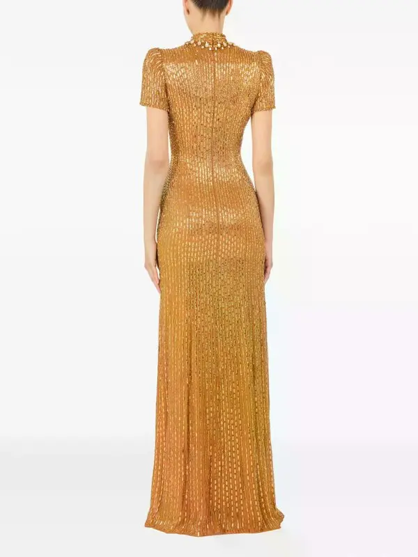 Jenny Packham Embellished Maxi Dress