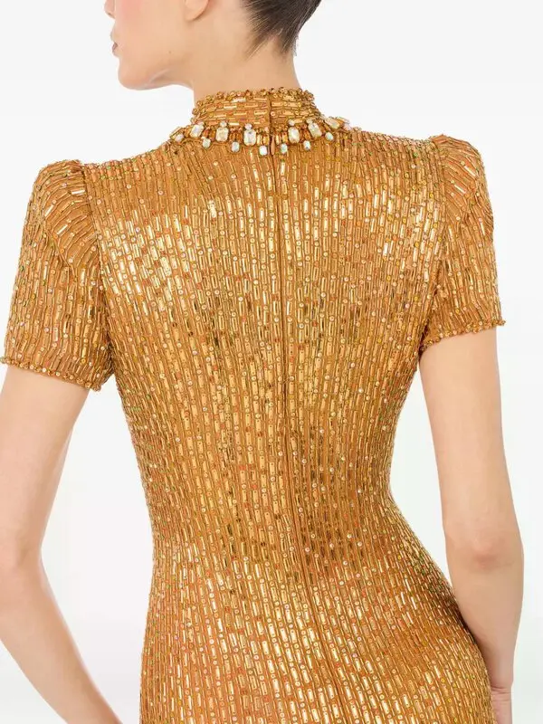 Jenny Packham Embellished Maxi Dress