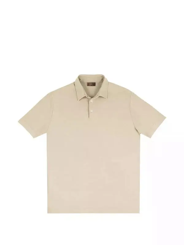 SLOWEAR Buttoned Polo Shirt - Neutrals