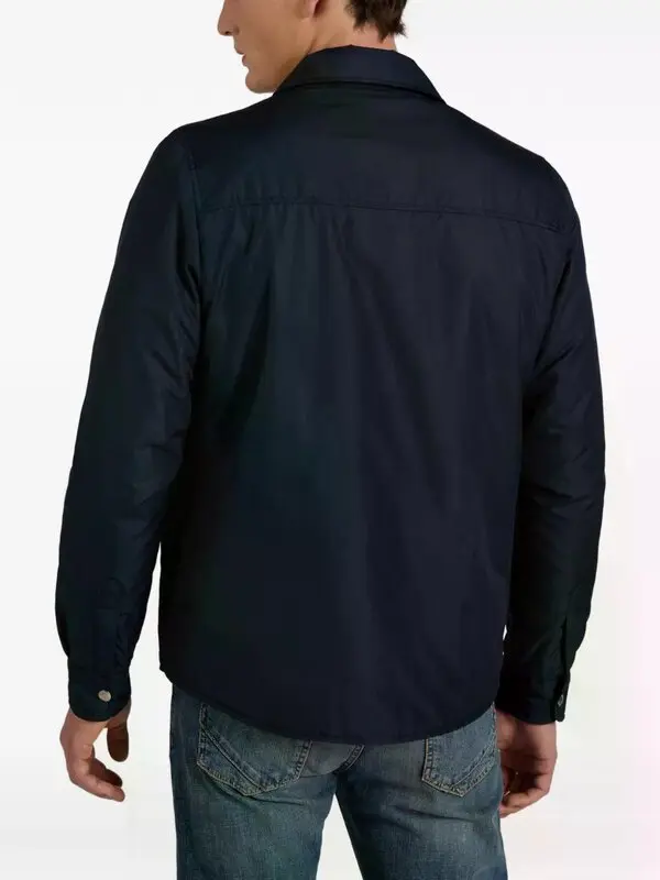 SLOWEAR Padded Shirt Jacket - Blue