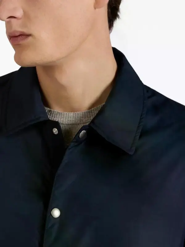 SLOWEAR Padded Shirt Jacket - Blue