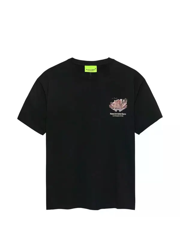 NEW AMSTERDAM SURF ASSOCIATION Tropical Print T-shirt