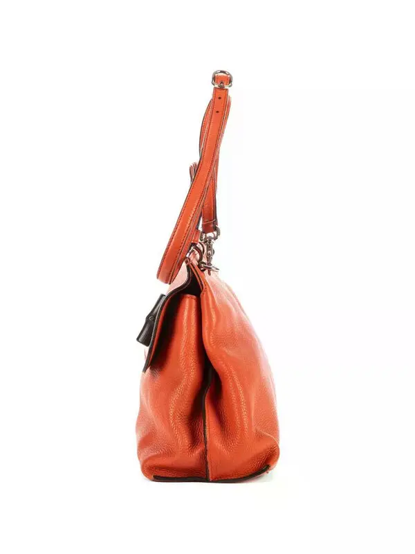 Gucci Bamboo Top Handle Handbag - Orange
