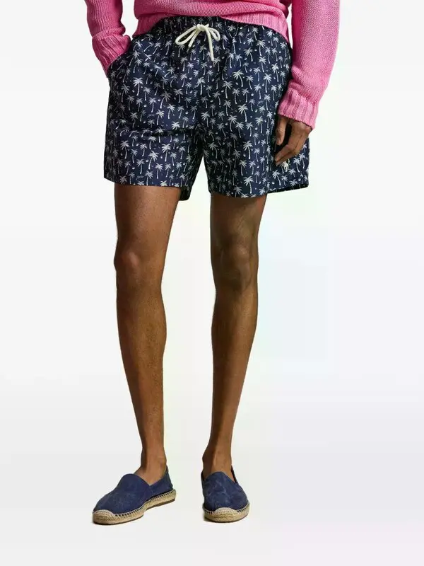 Polo Ralph Lauren Palm Tree-print Swim Shorts