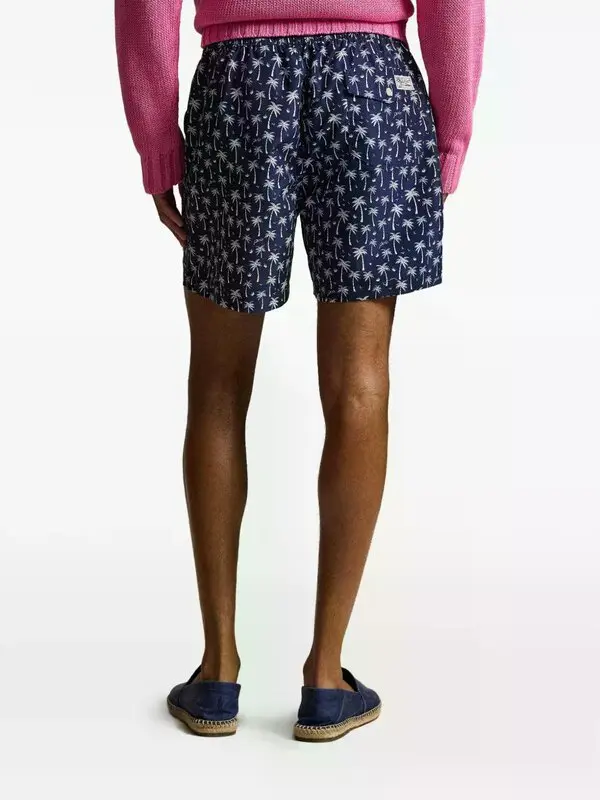 Polo Ralph Lauren Palm Tree-print Swim Shorts