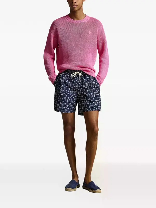Polo Ralph Lauren Palm Tree-print Swim Shorts
