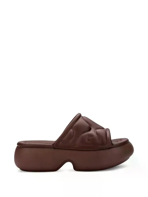 Melissa Free Puff Platform Slides - Brown