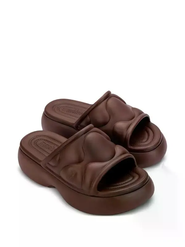 Melissa Free Puff Platform Slides - Brown