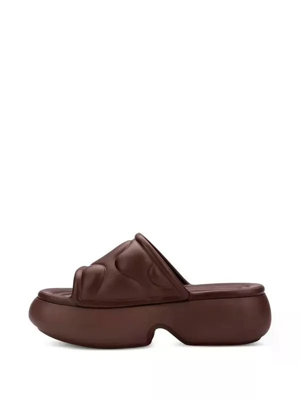 Melissa Free Puff Platform Slides - Brown