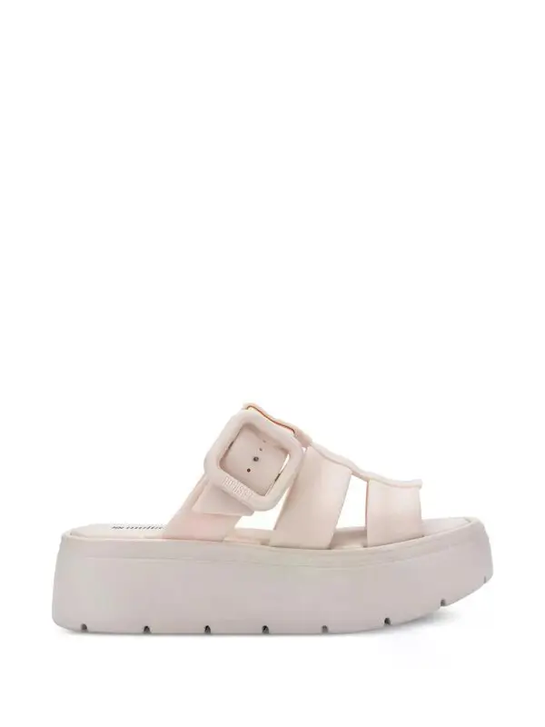 Melissa Platform Buckle Sandals - Neutrals