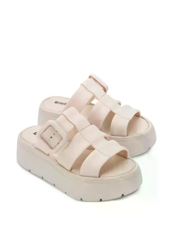 Melissa Platform Buckle Sandals - Neutrals
