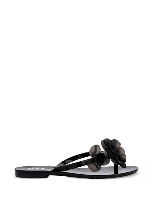 Melissa Harmonic Springtime Flip-flops - Black