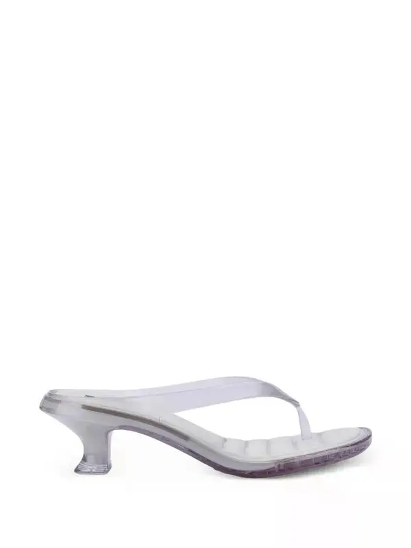 Melissa Thong Kitten-heel Sandals - Neutrals