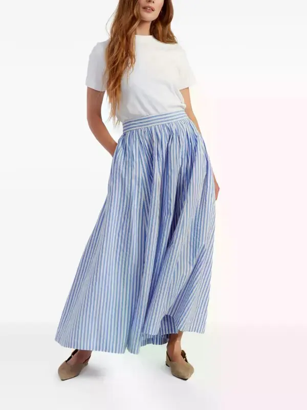 Chinti & Parker Striped Maxi Skirt