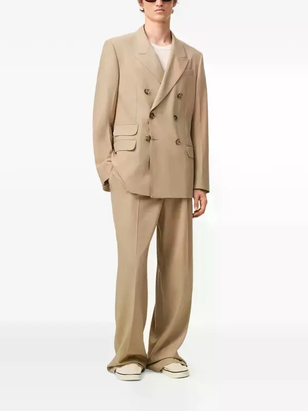 AMI Paris New Wool Double Breasted Straight Jacket