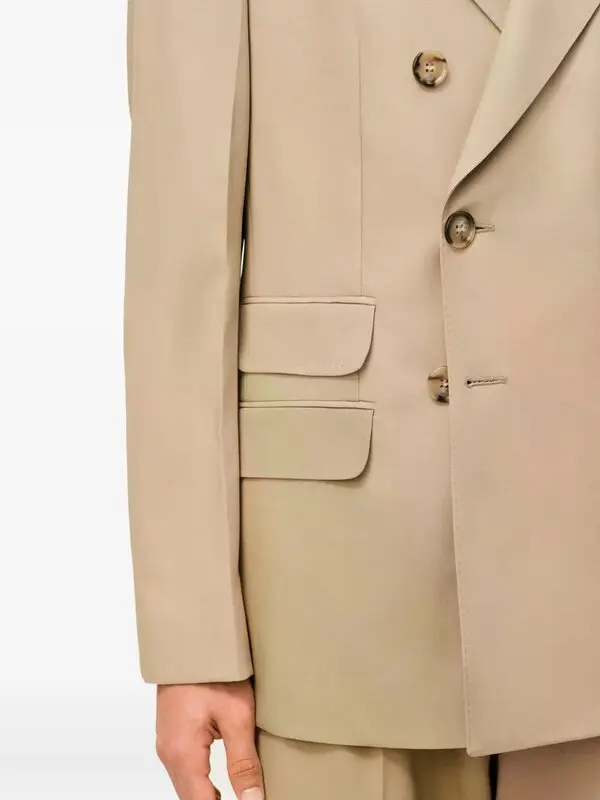AMI Paris New Wool Double Breasted Straight Jacket