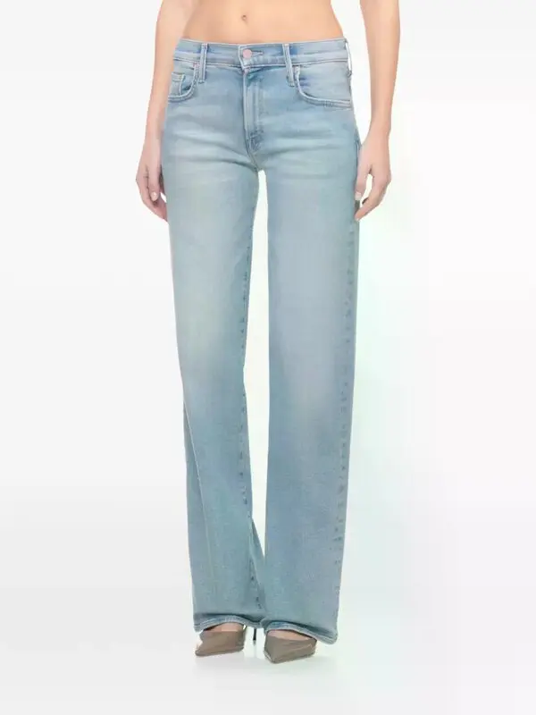 MOTHER Mid-rise Five-pocket Jeans - Blue