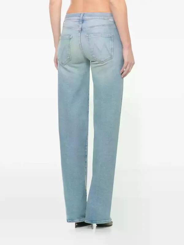 MOTHER Mid-rise Five-pocket Jeans - Blue