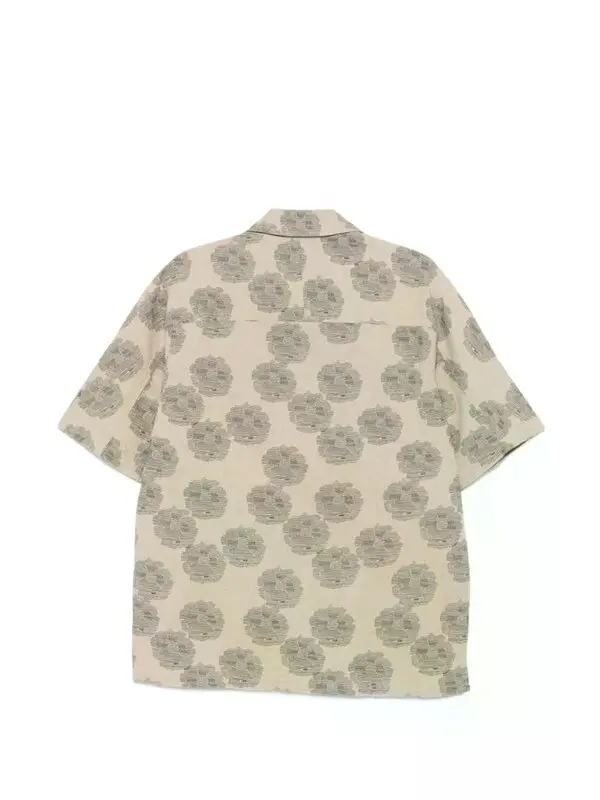 Nn07 Ole Floral Shirt - Neutrals