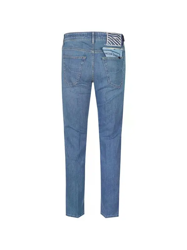 Jacob Cohen Belt-loops Trousers - Blue