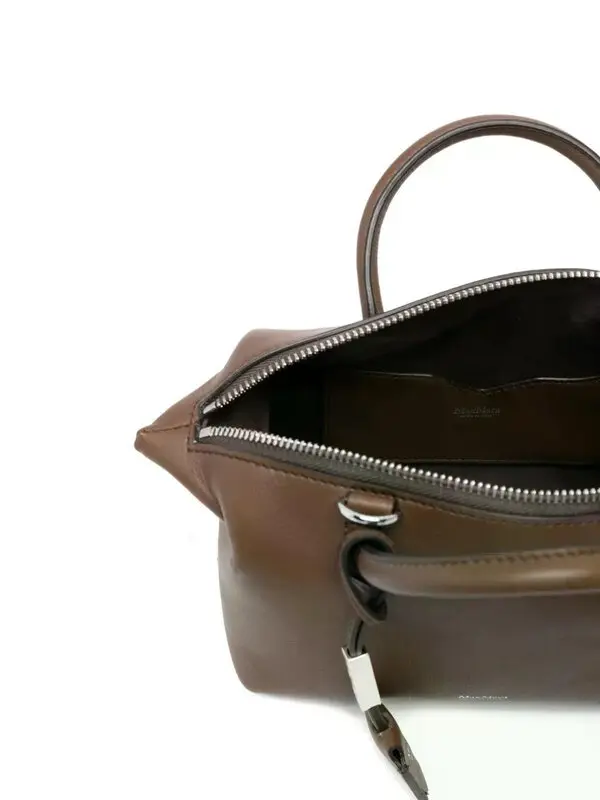 Max Mara Top Handle Satchel - Brown