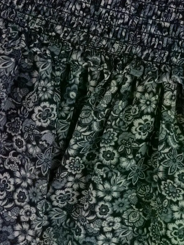 Michael Kors Ruffled Floral-pattern Skirt
