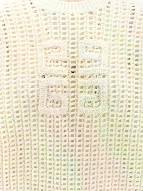Givenchy Open-knit 4g Motif Sweater