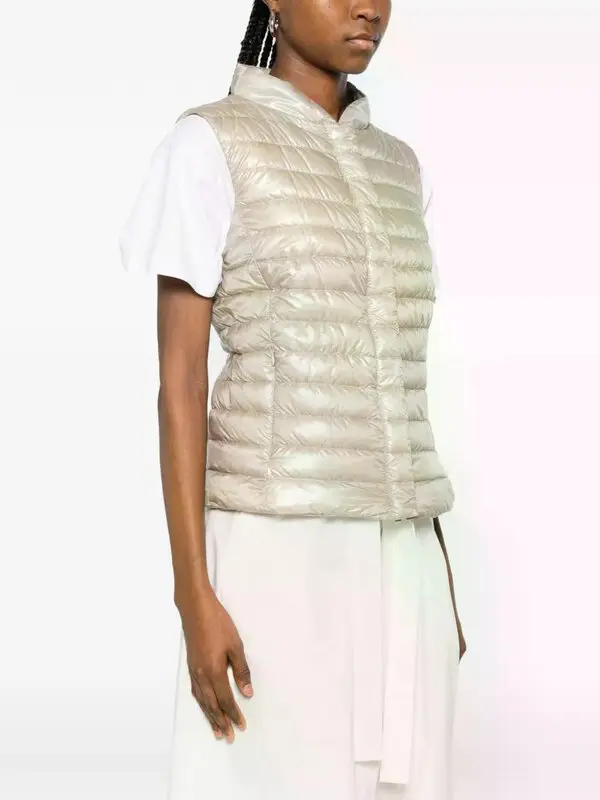 Herno Vera Quilted Gillet - Neutrals