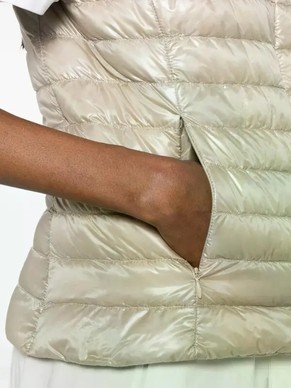 Herno Vera Quilted Gillet - Neutrals