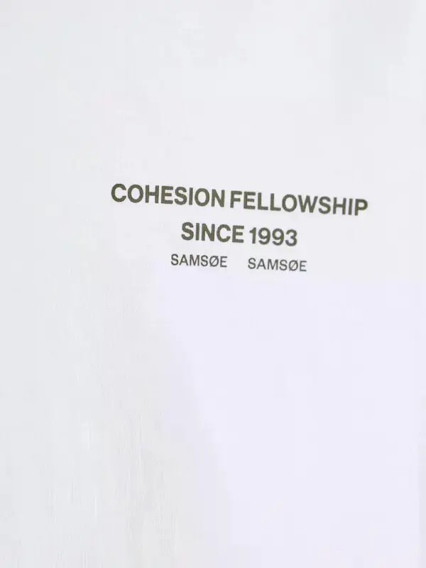 SAMSOE SAMSOE Sacohen Graphic-print T-shirt - White