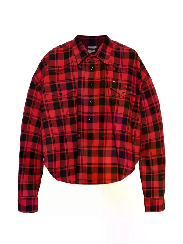 Vetements Checked Chest-pocket Shirt