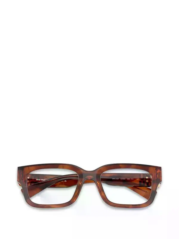 Miu Miu Eyeglasses Rectangle Frame