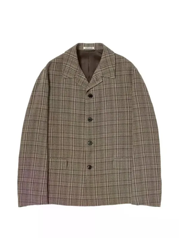 Auralee Checked Jacket