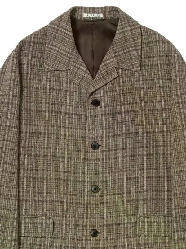 Auralee Checked Jacket