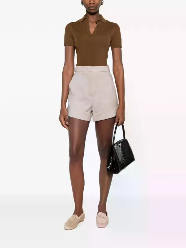 Max Mara Albero V-neck Top - Brown