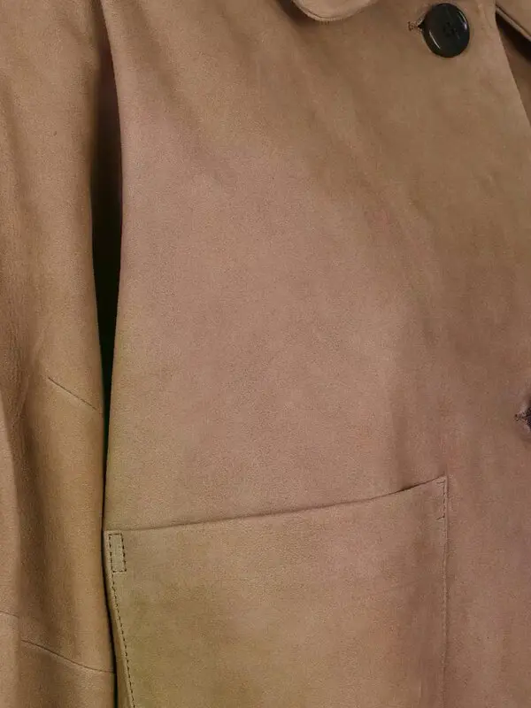 ARMA Leather Pocket Jacket - Neutrals