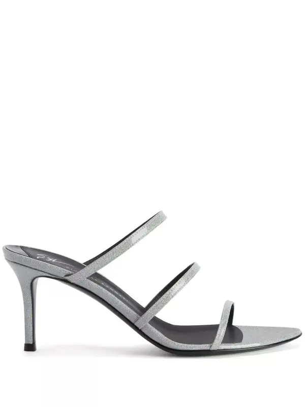 GIUSEPPE ZANOTTI Alimha 70mm Strappy Sandals - Silver