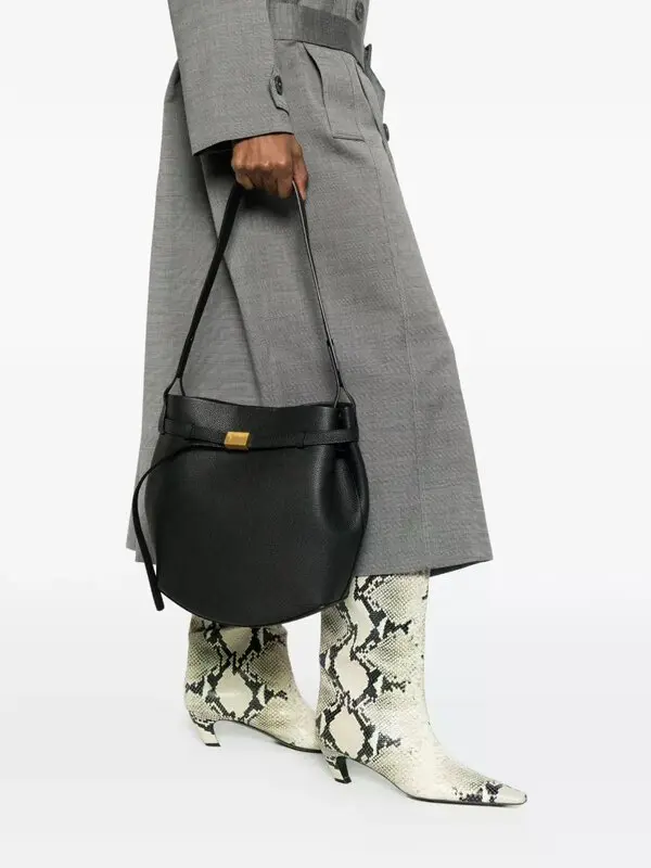SYSTEM Grained Leather Shoulder Bag