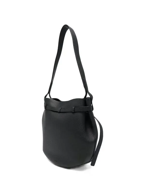 SYSTEM Grained Leather Shoulder Bag