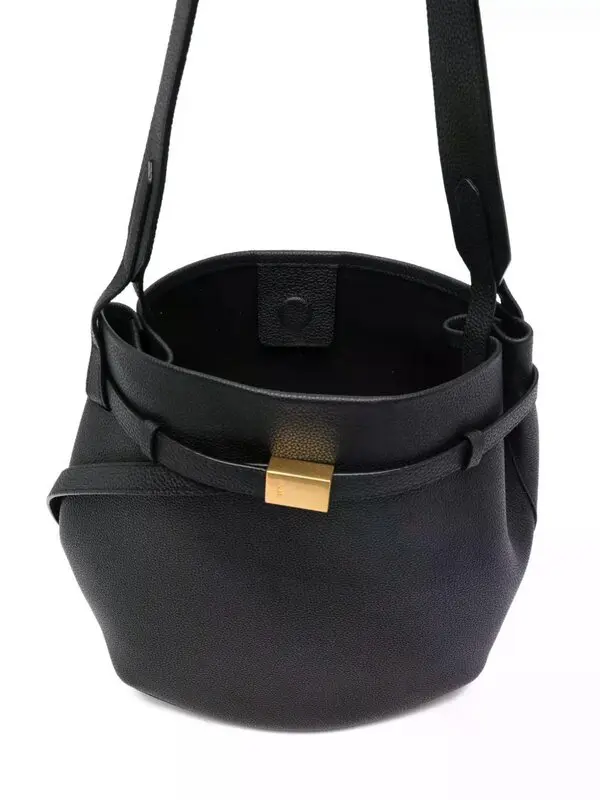 SYSTEM Grained Leather Shoulder Bag