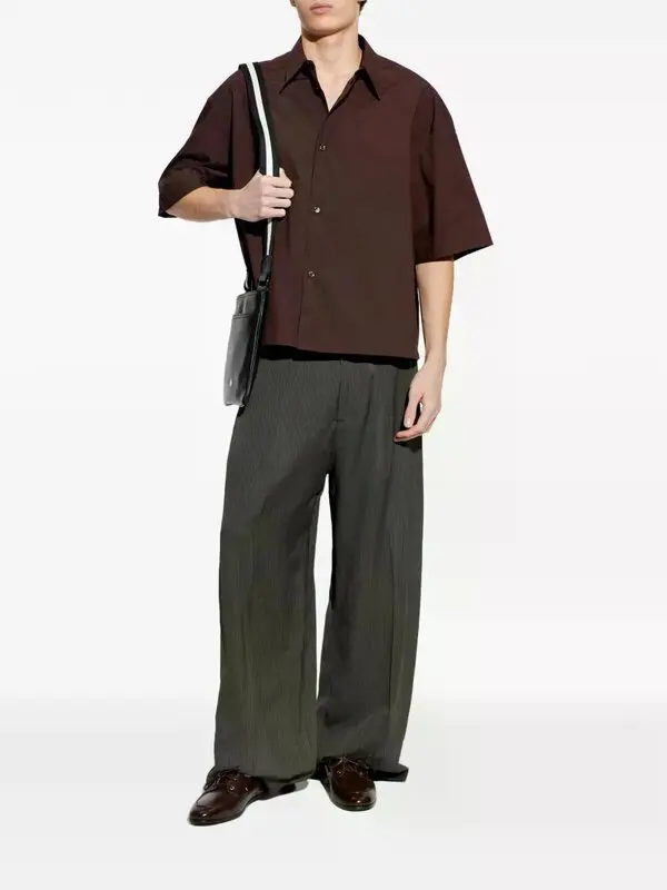 Studio Nicholson Poplin Short-sleeved Shirt