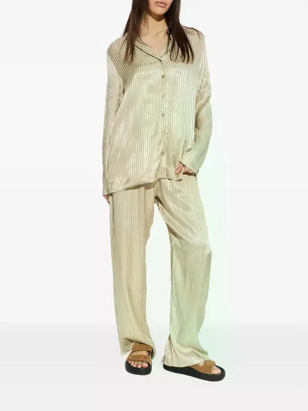 Hanro Striped Buttoned Top
