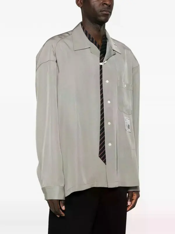 Mihara Yasuhiro Logo-patch Shirt