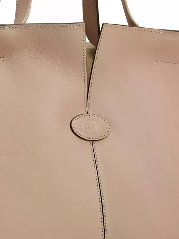 TOD'S V-cut Tote Bag - Neutrals
