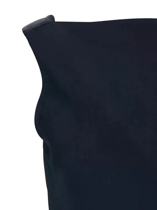 Antonelli Firenze Draped-neck Maxi Dress - Blue